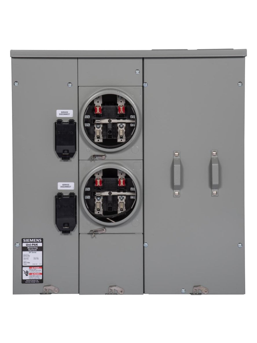 WEP4212 400A 2 Meter Panel 1PH 120/240V EUSERC 200A Per Meter – J and A ...