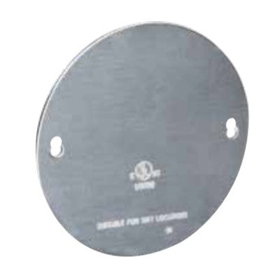 Blank Round Weatherproof Cover with Gasket – J and A Electrical Supplies